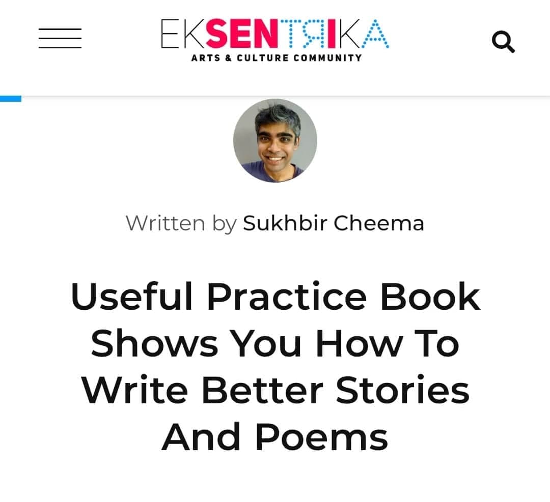 Eksentrika Useful Practice Book Shows You How To Write Better Stories